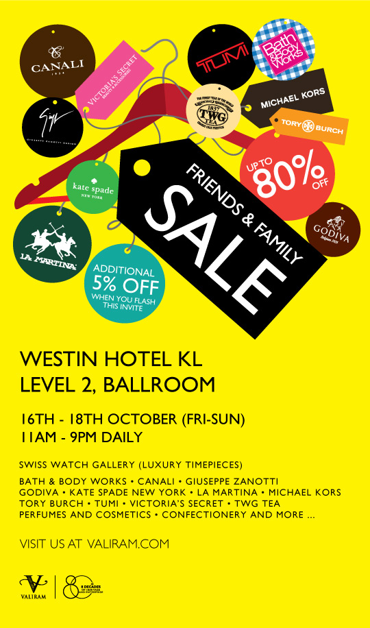 The Annual Valiram Group Friends & Family Sale is back! - Valiram Group